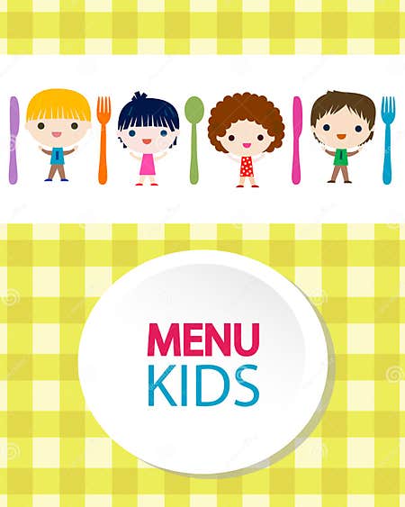 Kids menu background stock vector. Illustration of happiness - 68889615