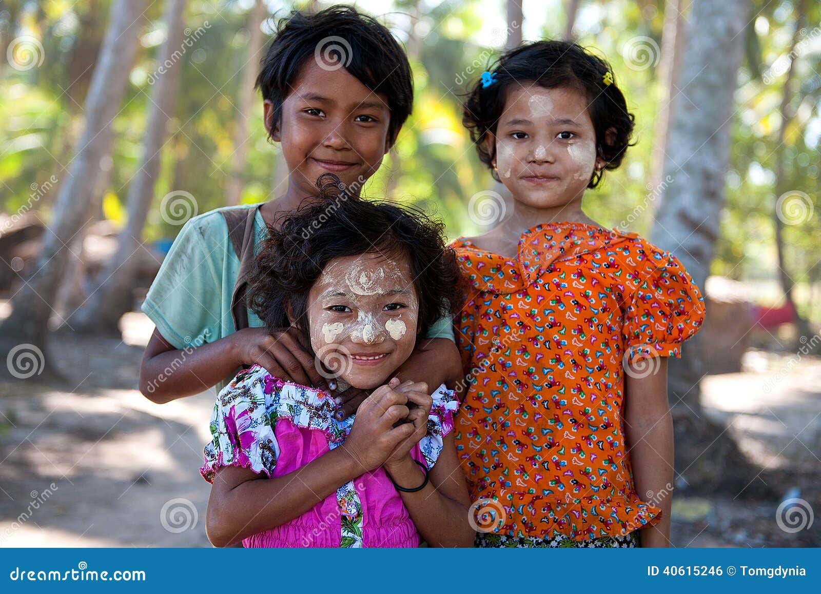 Kids from Ngwe Saung , Myanmar Editorial Photo - Image of fisherman ...