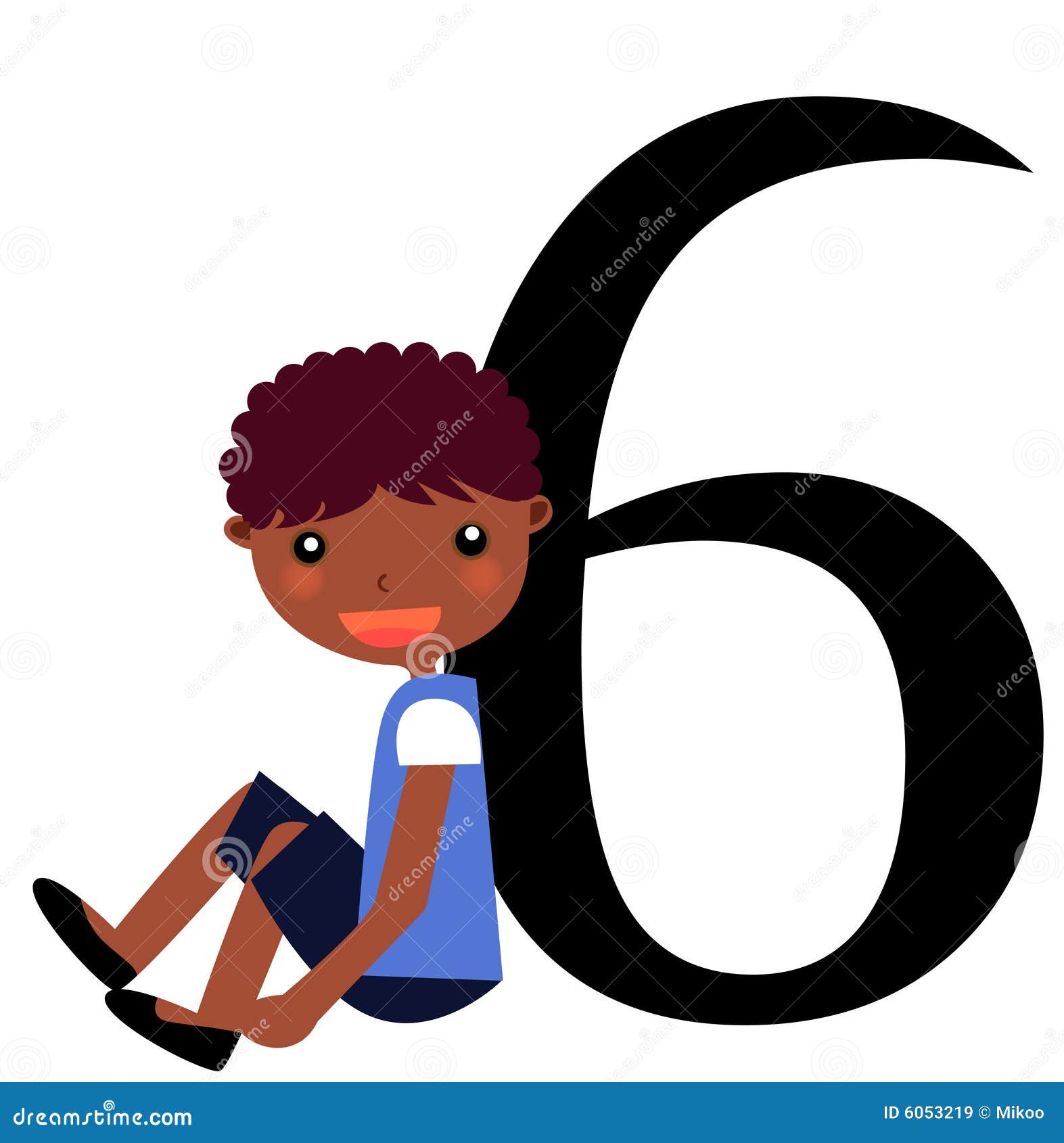 Kids & Numbers Series -6 Royalty Free Stock Images - Image: 6053219