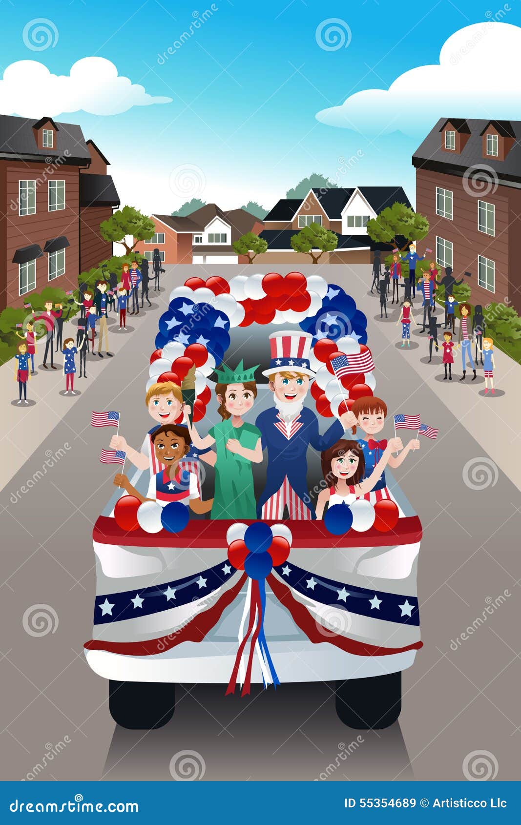 Parade Car Stock Illustrations – 242 Parade Car Stock Illustrations ...