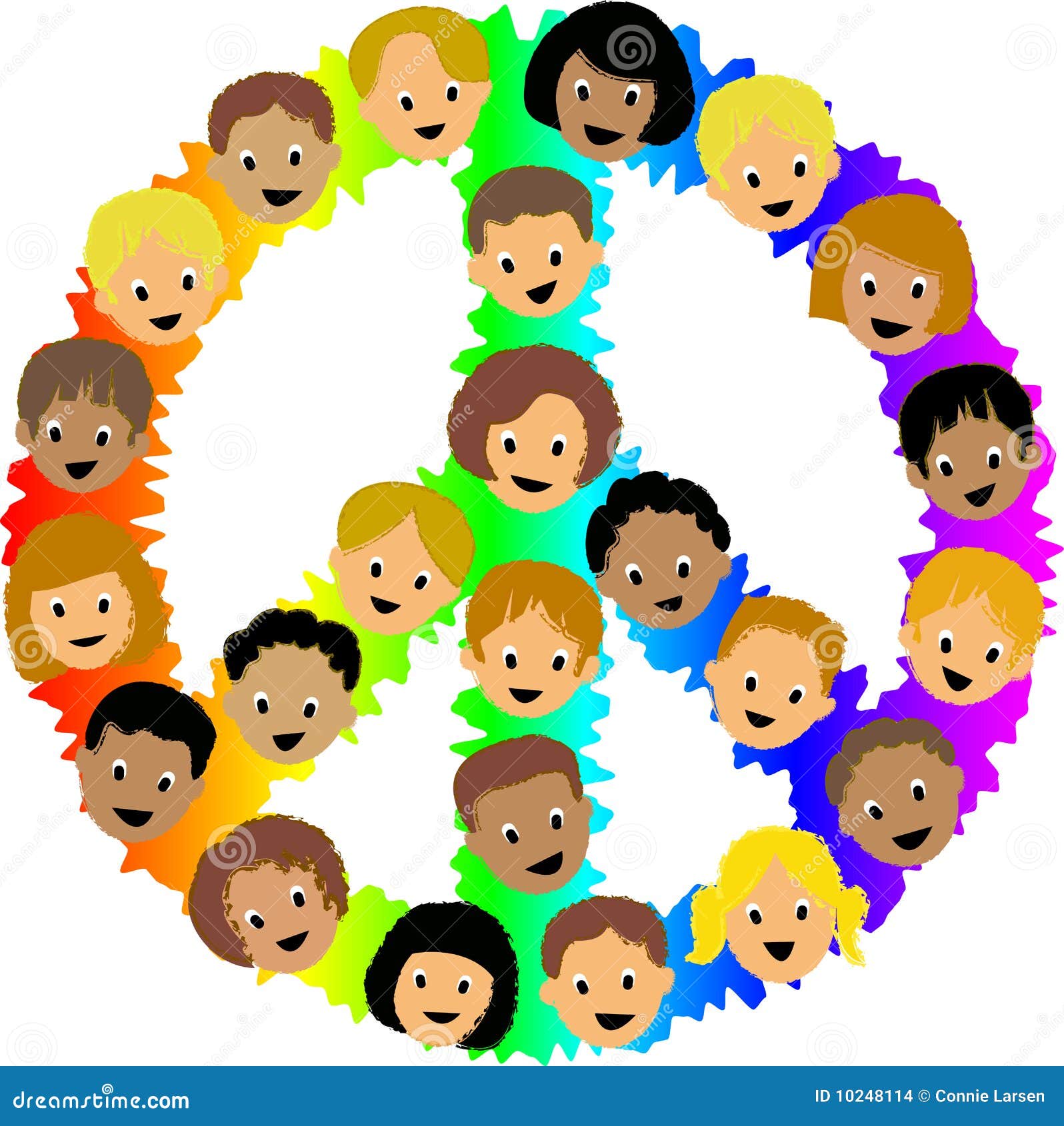 Kids Peace Sign/eps stock vector. Illustration of cute - 10248114