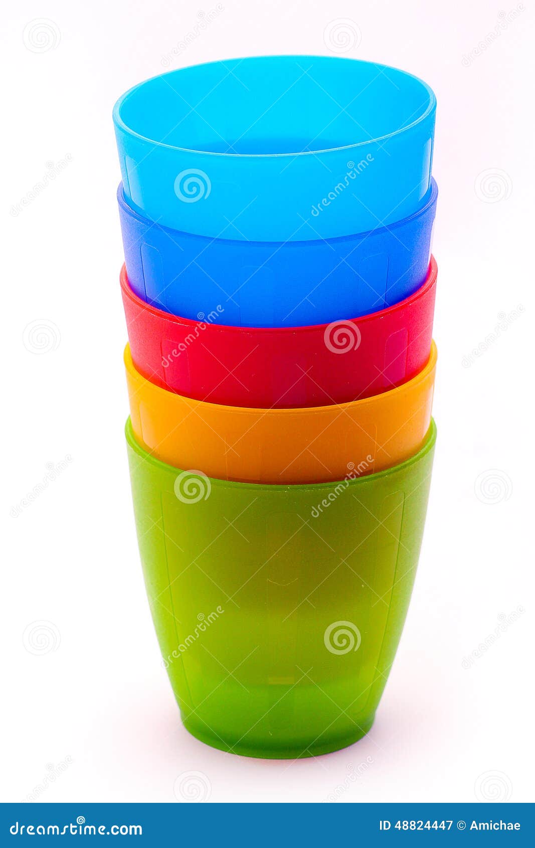 Kids plastic cups stock image. Image of colours, beverage - 48824447