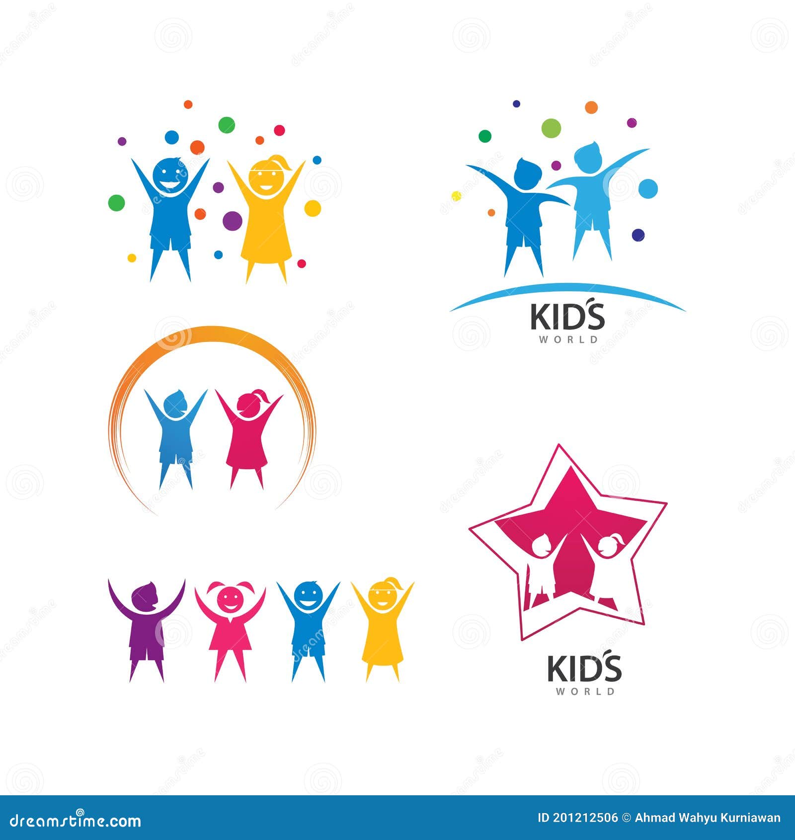 Kids play and community stock vector. Illustration of symbol - 201212506