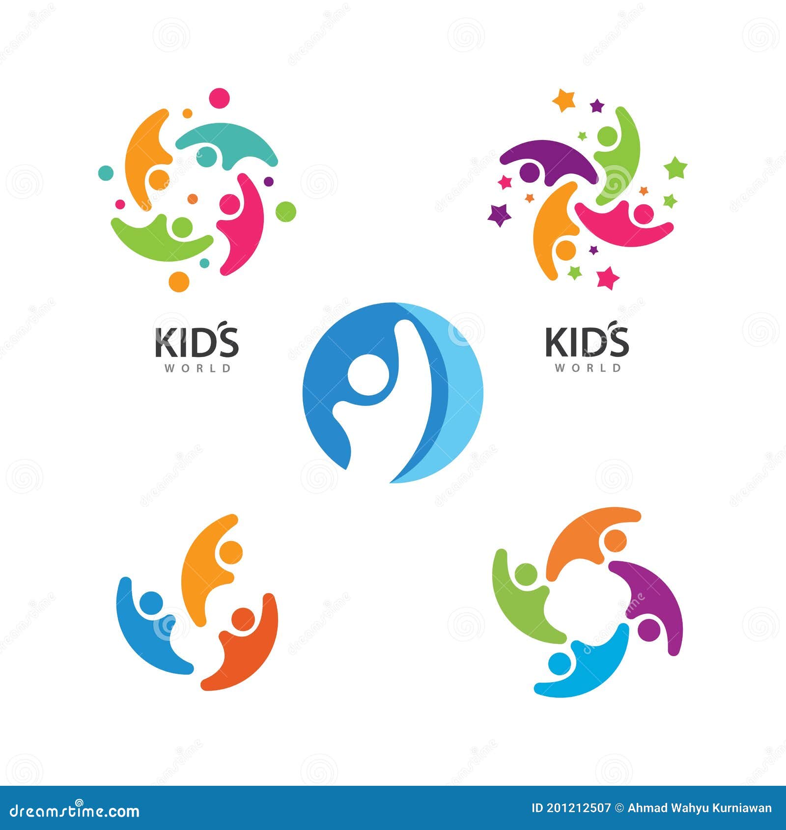 Kids play and community stock vector. Illustration of jump - 201212507