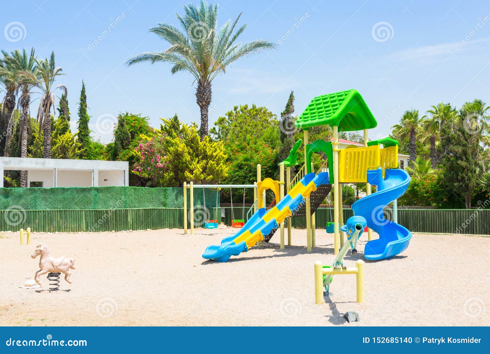 Kids Playground at the Beach Od Side, Turkey Stock Photo - Image of ...