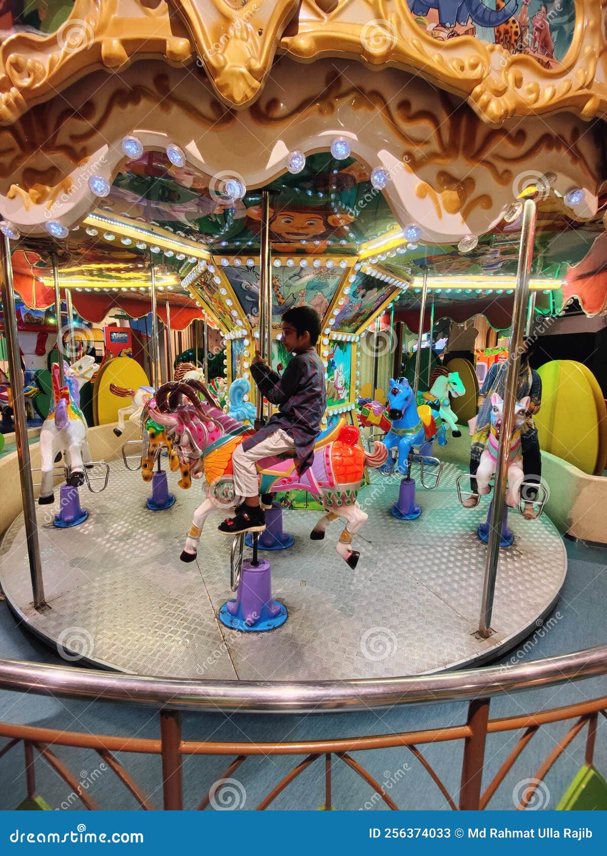 Kids Playground, Carousel, Toggi World Editorial Stock Photo - Image of ...