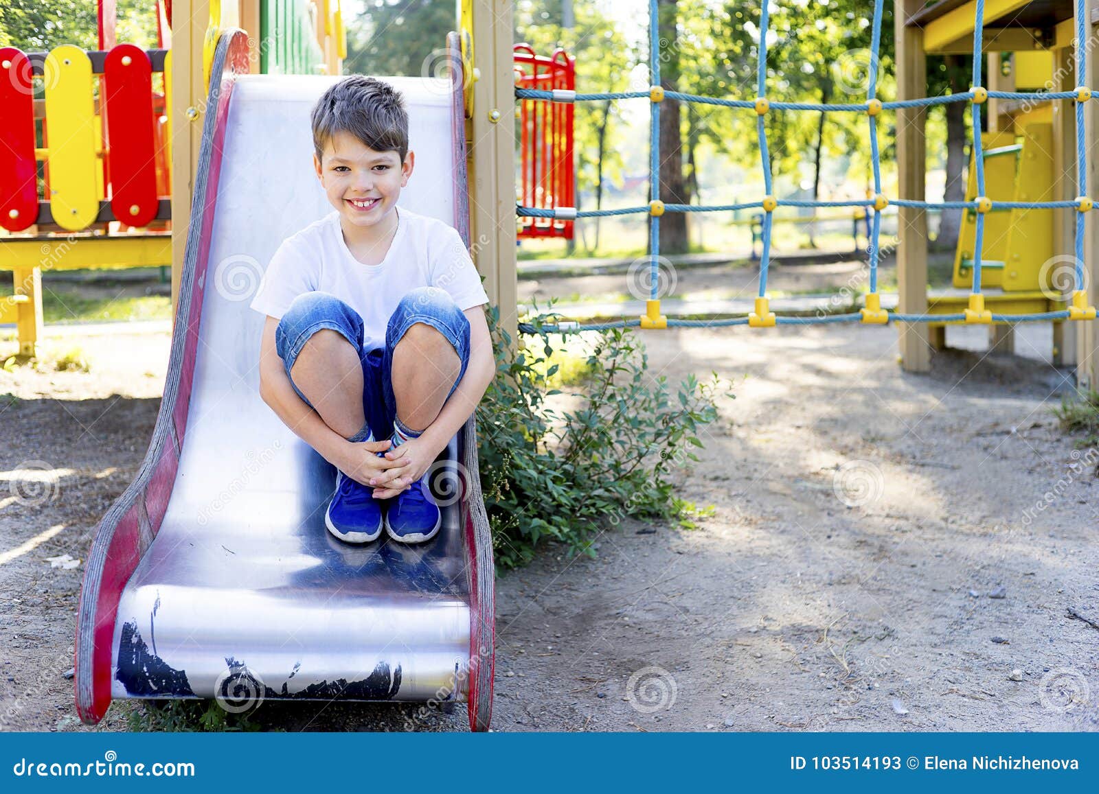 Kids on playground stock image. Image of female, activity - 103514193