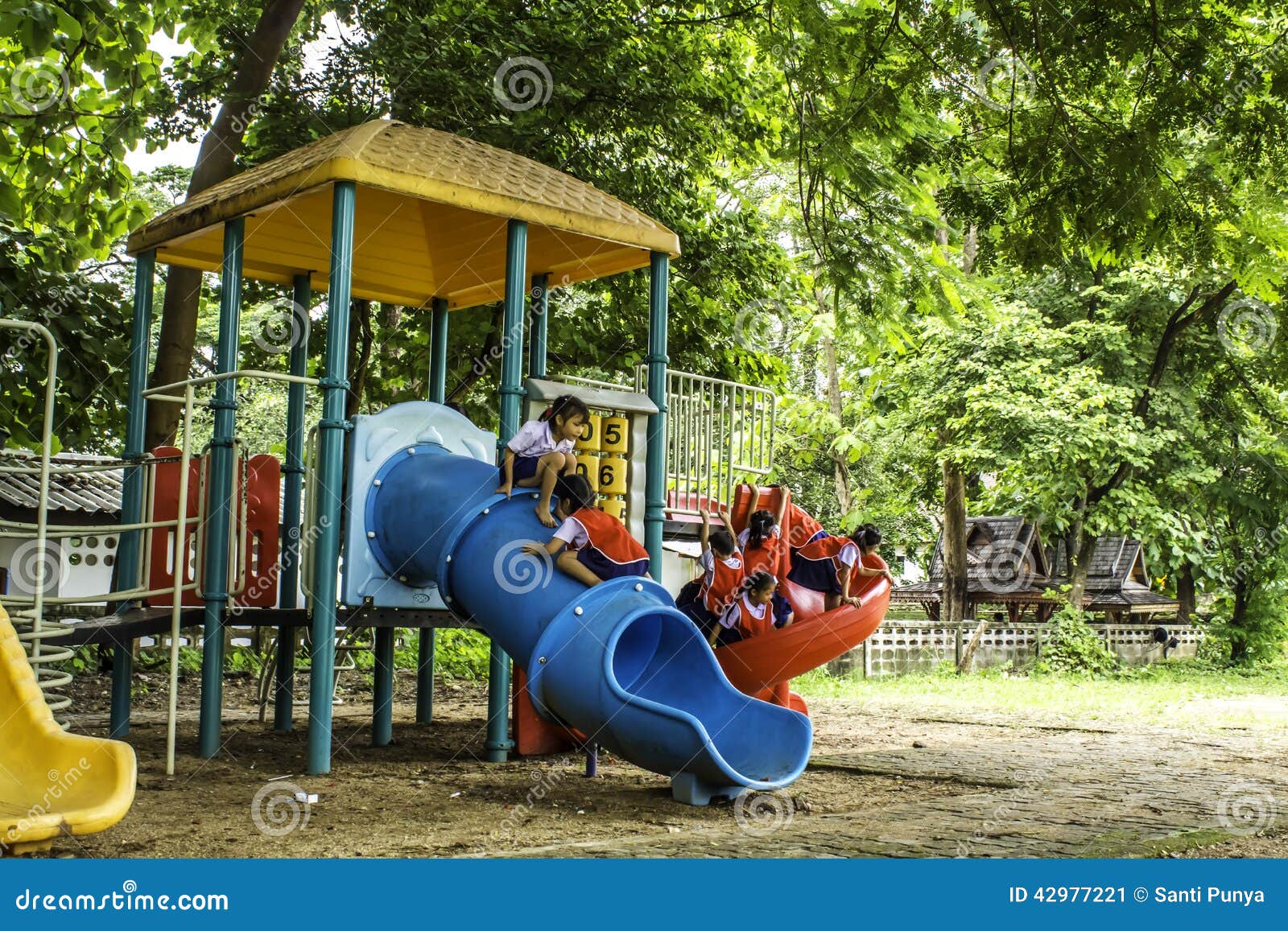 A Group of Kids in Playgruond Editorial Photo - Image of friends ...