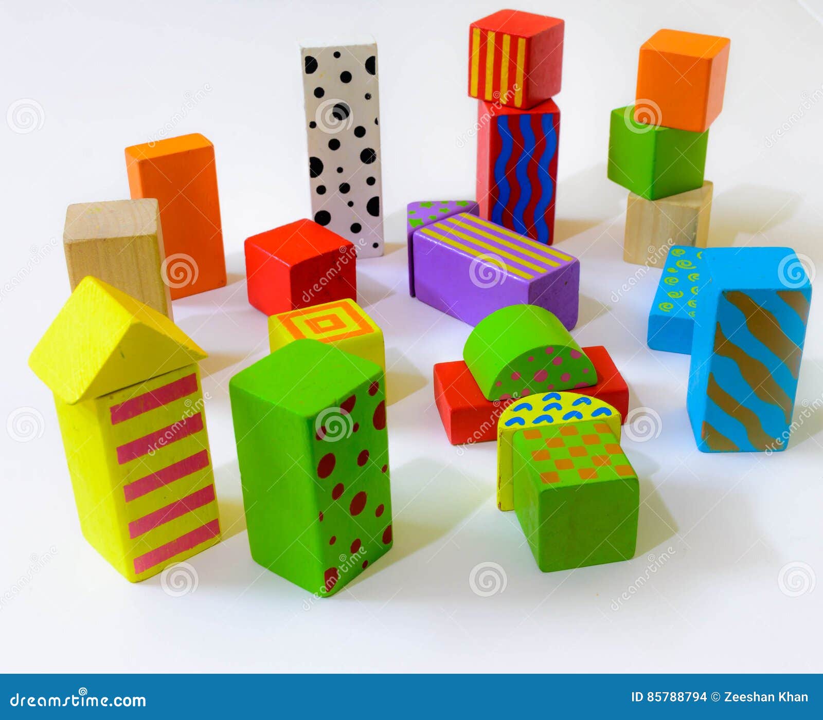 Kids Playing Block stock photo. Image of green, lifestyle - 85788794