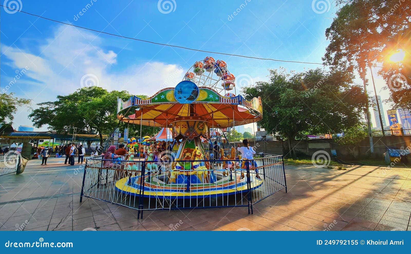 Kids Playing in Carousel in PRJ Jakarta Editorial Image - Image of park ...