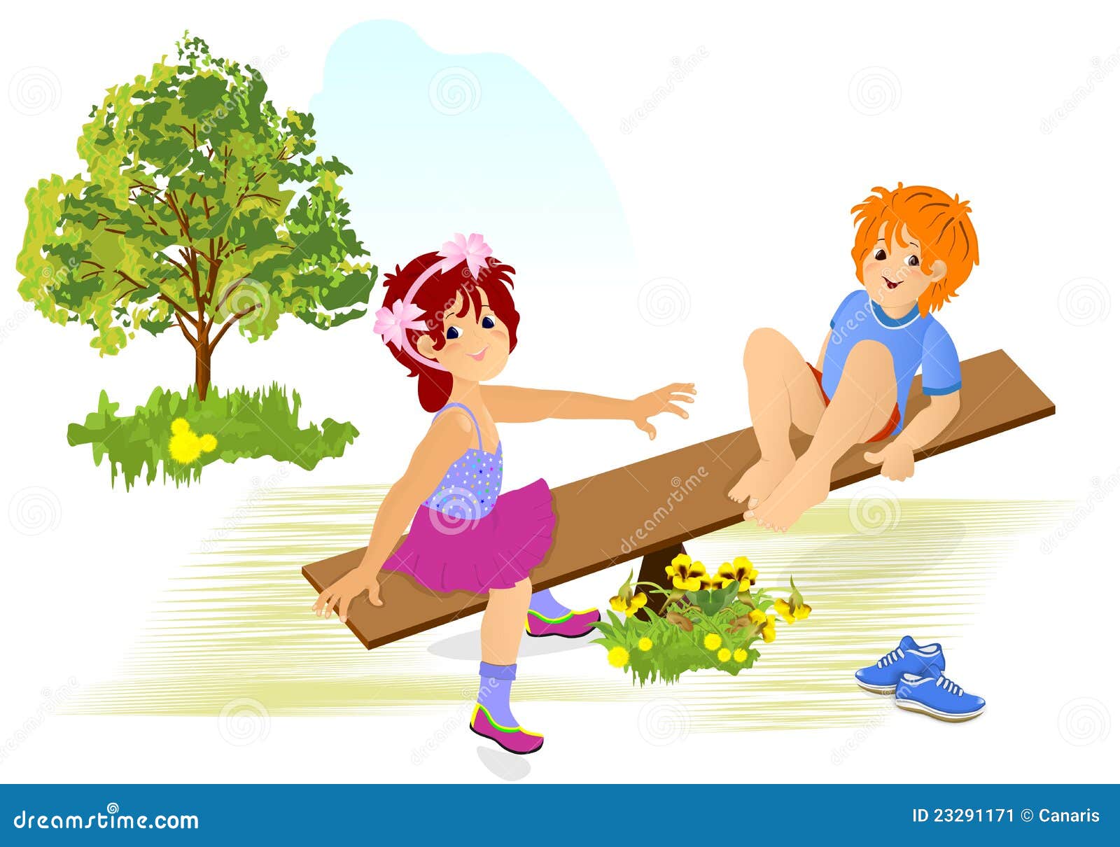 Kids playing, cdr vector stock vector. Illustration of play - 23291171