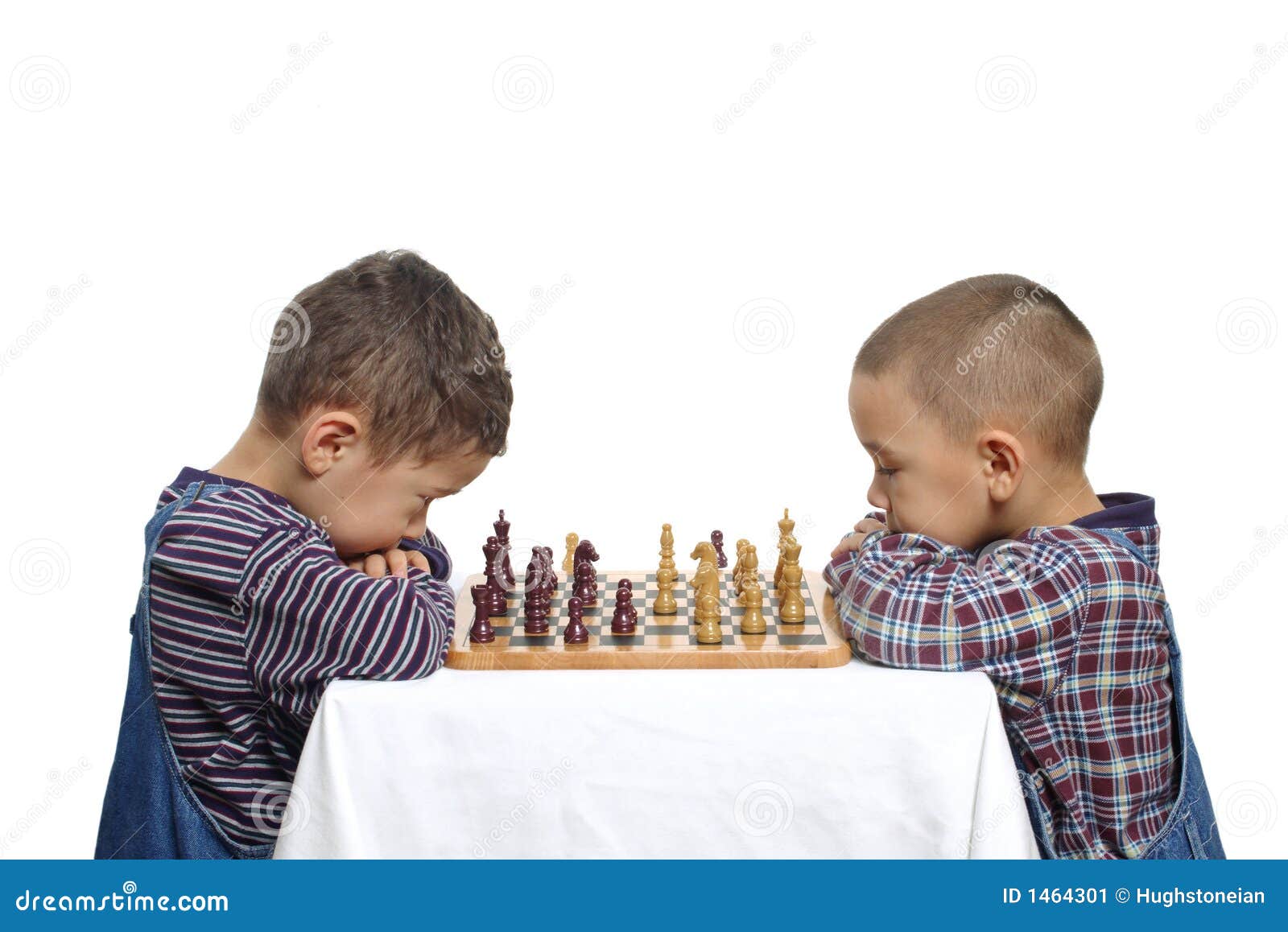 Kids Playing Chess stock image. Image of intellectual - 1464301