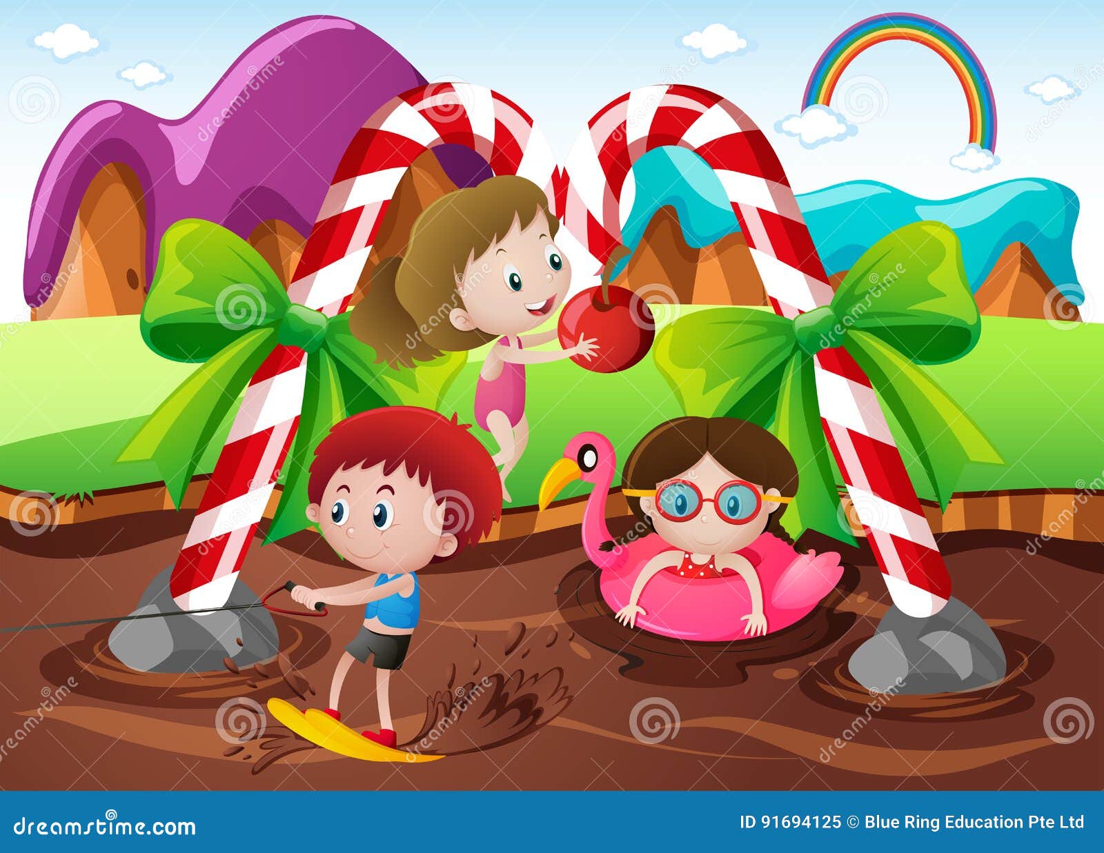 Chocolate River Stock Illustrations – 285 Chocolate River Stock ...