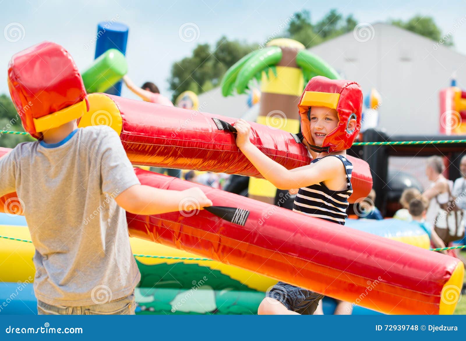 Kids playing - fighting stock photo. Image of child, playing - 72939748