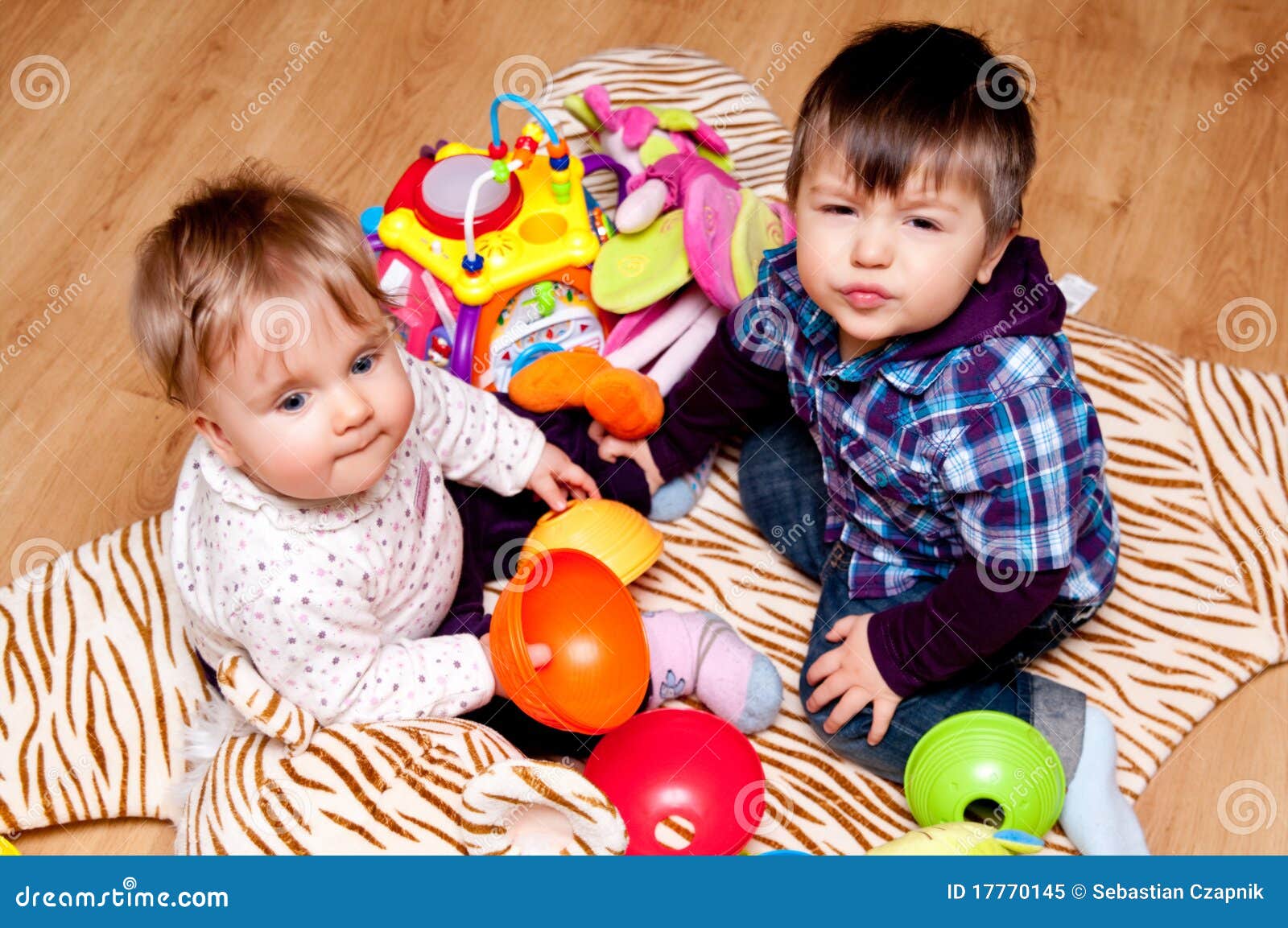 Kids playing at home stock image. Image of play, playing - 17770145