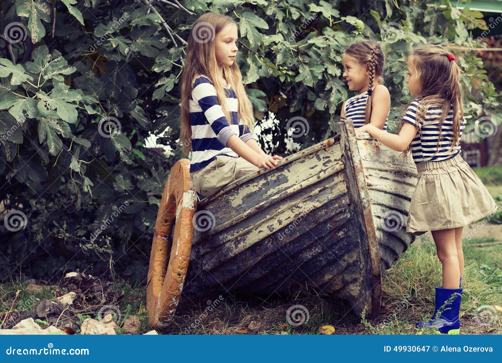 Kids playing stock image. Image of cruise, boat, childhood - 49930647