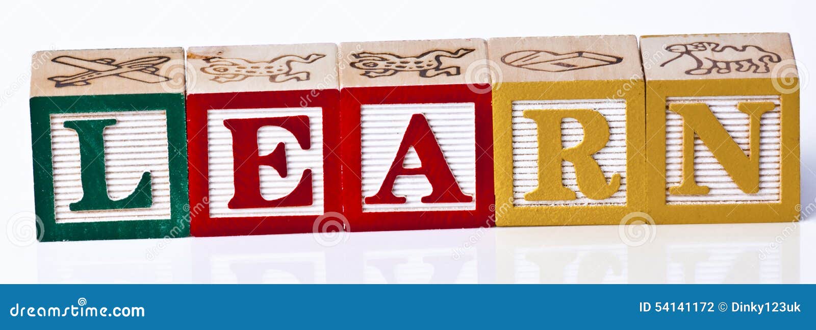 Learn Blocks Stock Image | CartoonDealer.com #26162251