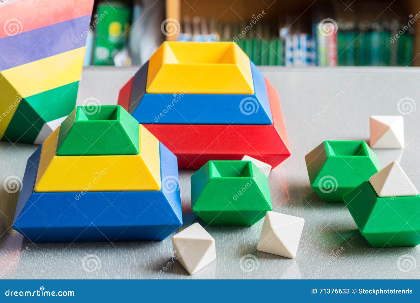 Kids Playing and Learning Solutions. Brain Toy Stock Image - Image of ...