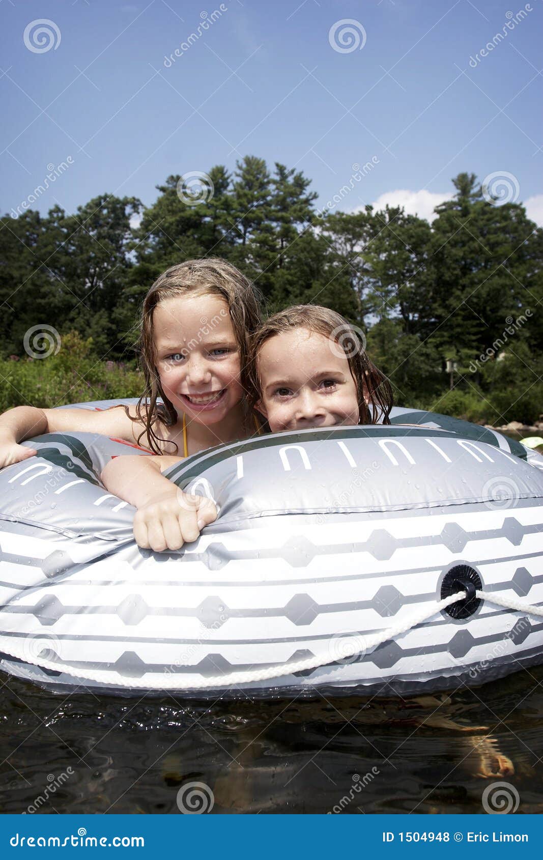 Kids playing in the river stock photo. Image of warm, laughing - 1504948