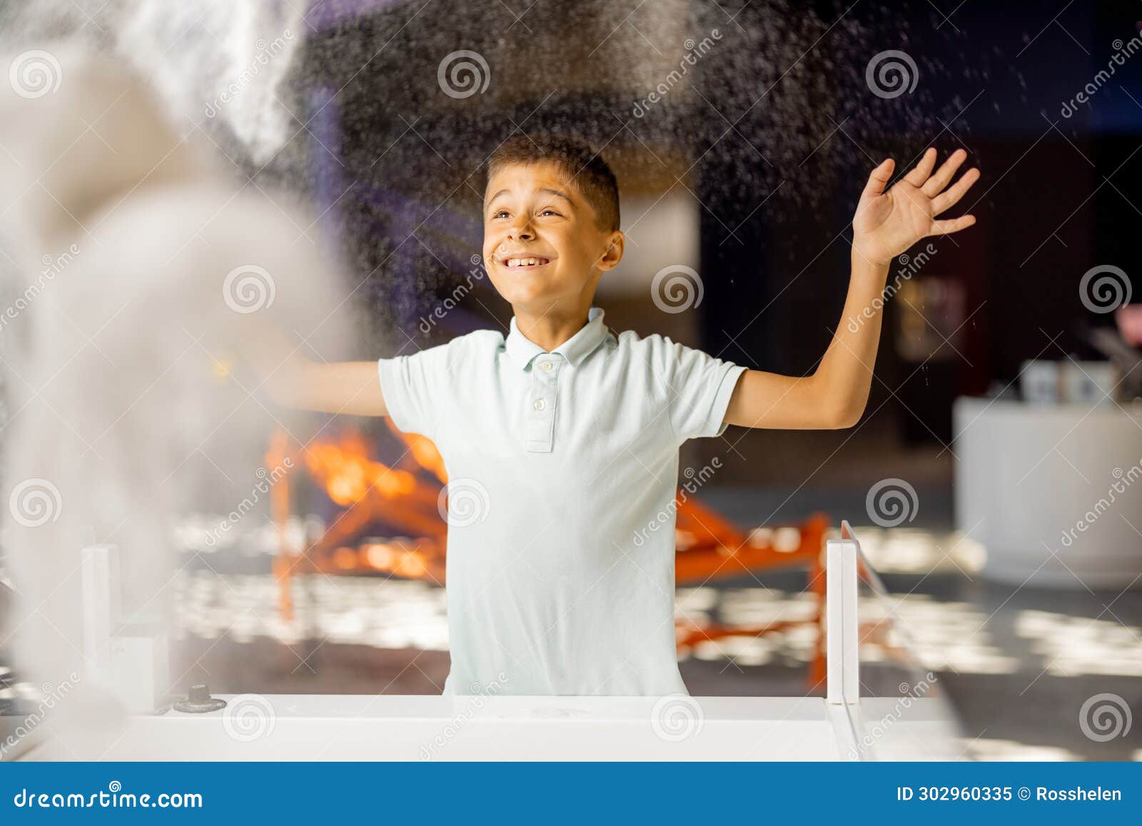 Kids Playing with Sand in Science Museum Stock Image - Image of ...