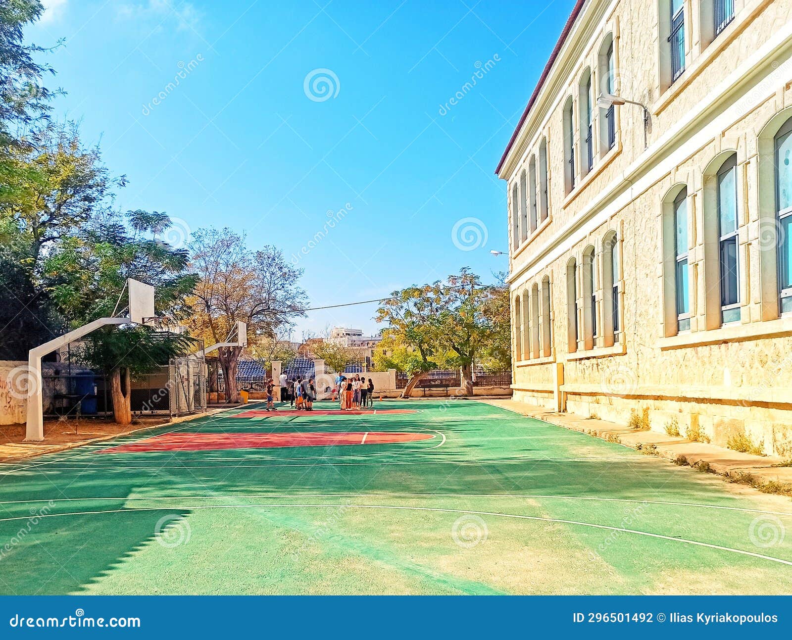 Kids are Playing at the School Stock Photo - Image of students ...