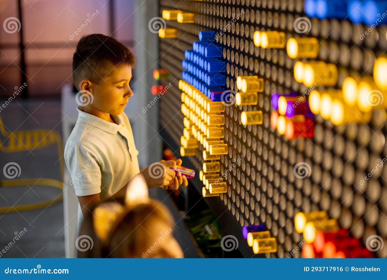 Kids Playing in Science Museum Stock Photo - Image of science ...