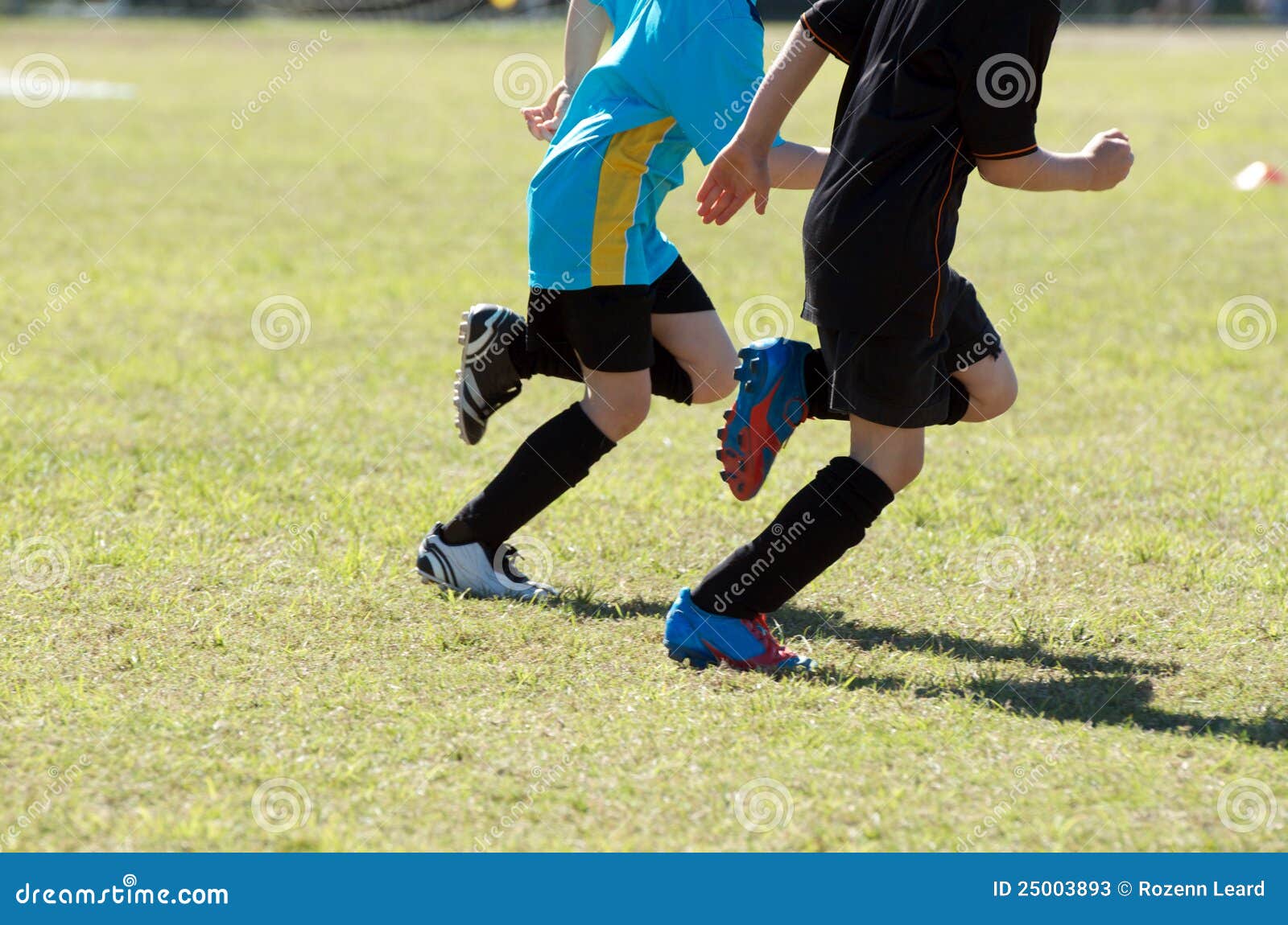 Kids playing soccer stock image. Image of children, sport - 25003893