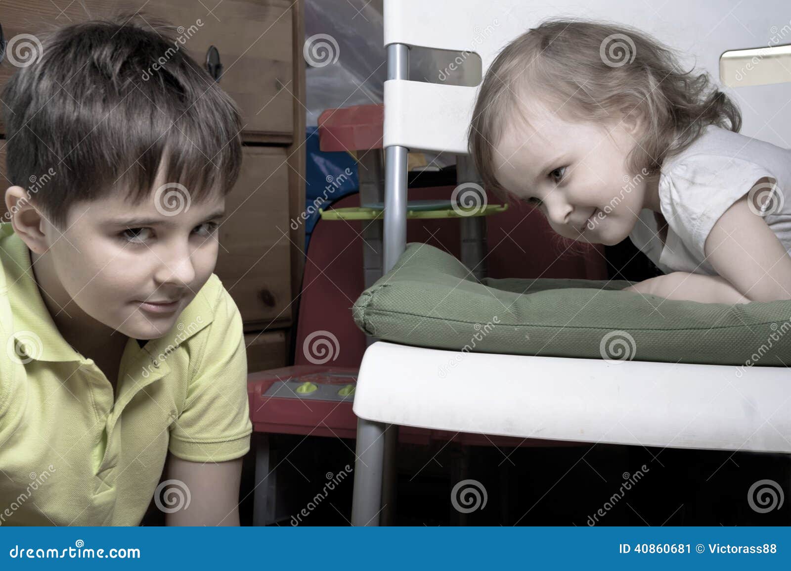 Kids playing stock image. Image of emotions, busy, faces - 40860681