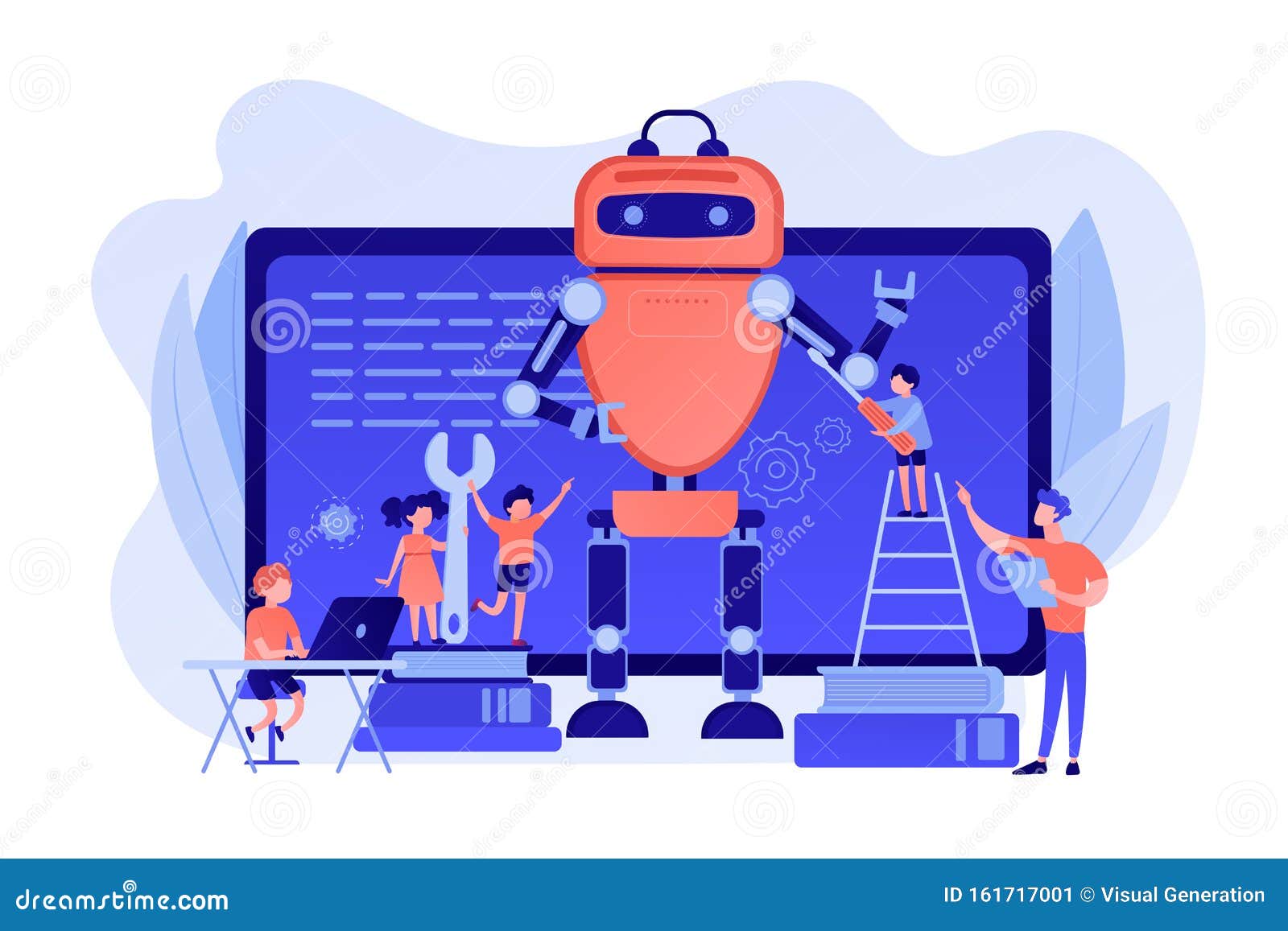 Engineering for Kids Concept Vector Illustration. Stock Vector ...