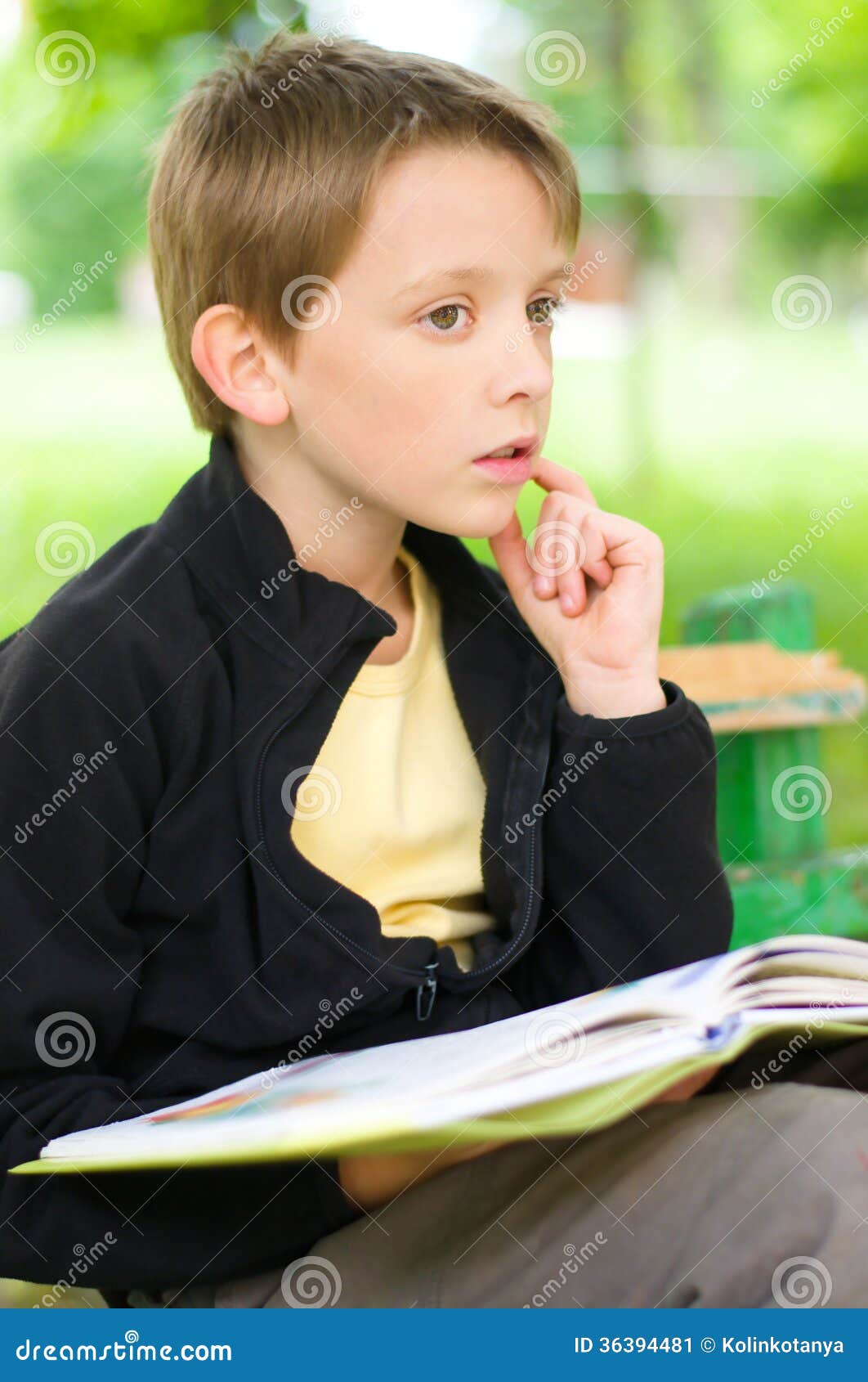 Kids reading stock image. Image of learning, education - 36394481