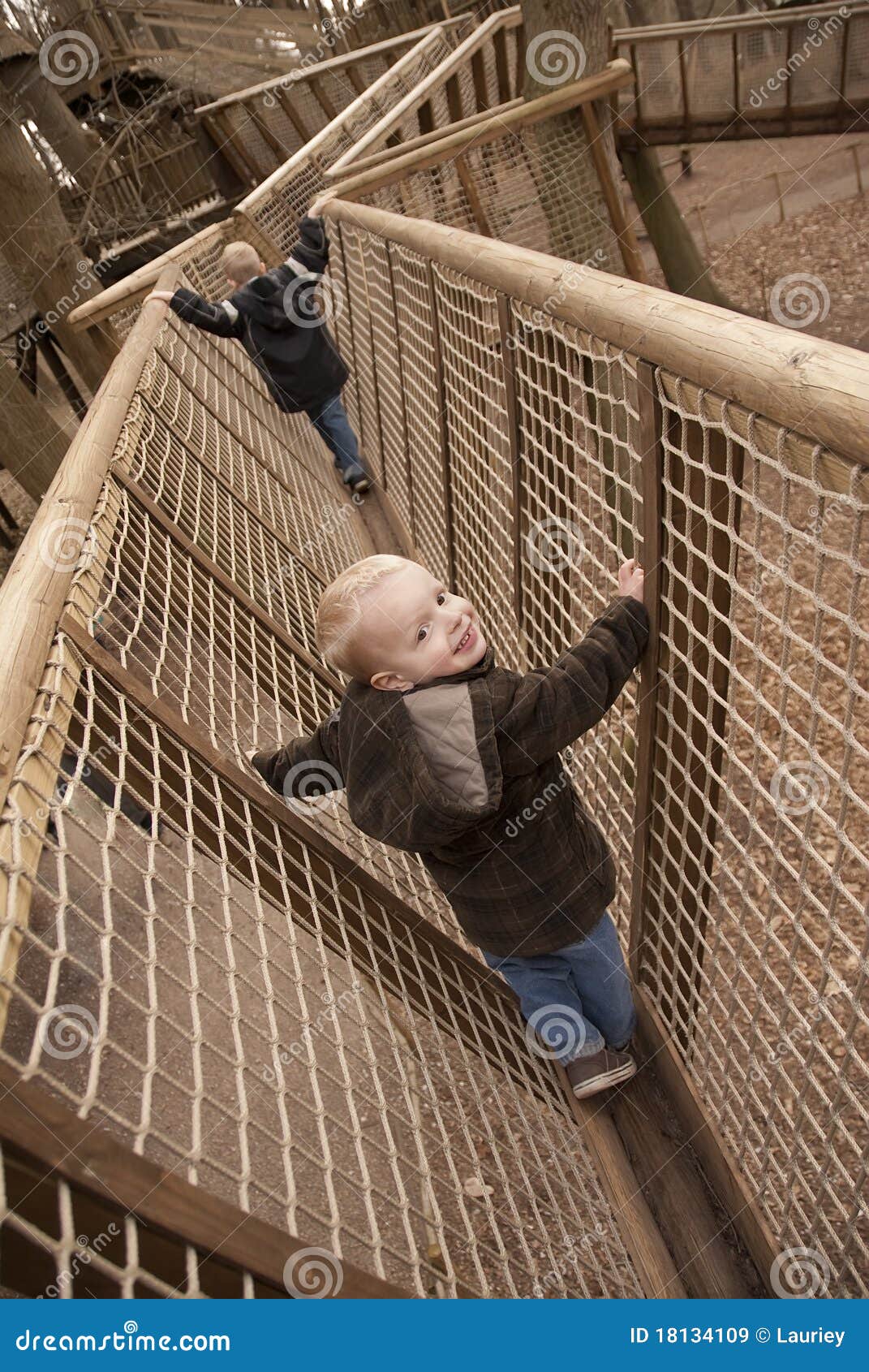 Kids Rope Course stock image. Image of kids, ropes, outdoors - 18134109