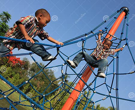 Kids on Ropes stock photo. Image of childlike, active - 5489394