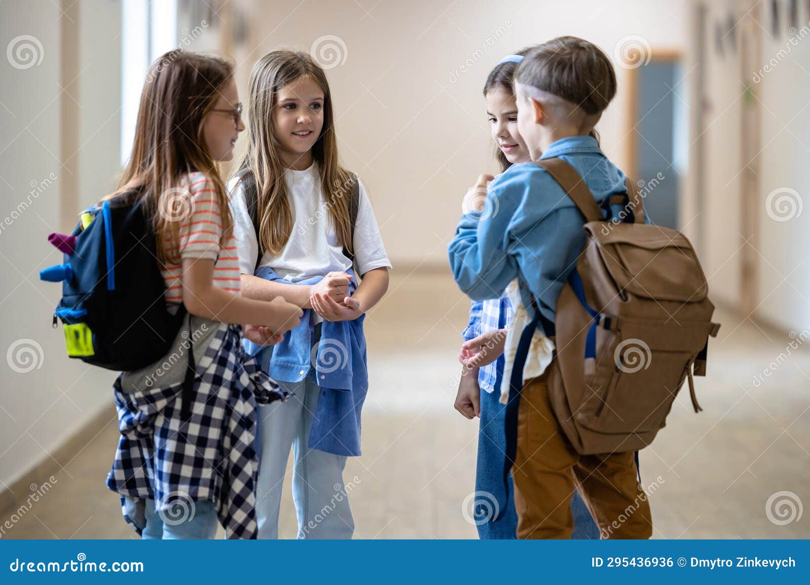 Kids at School during the Break Stock Photo - Image of school ...