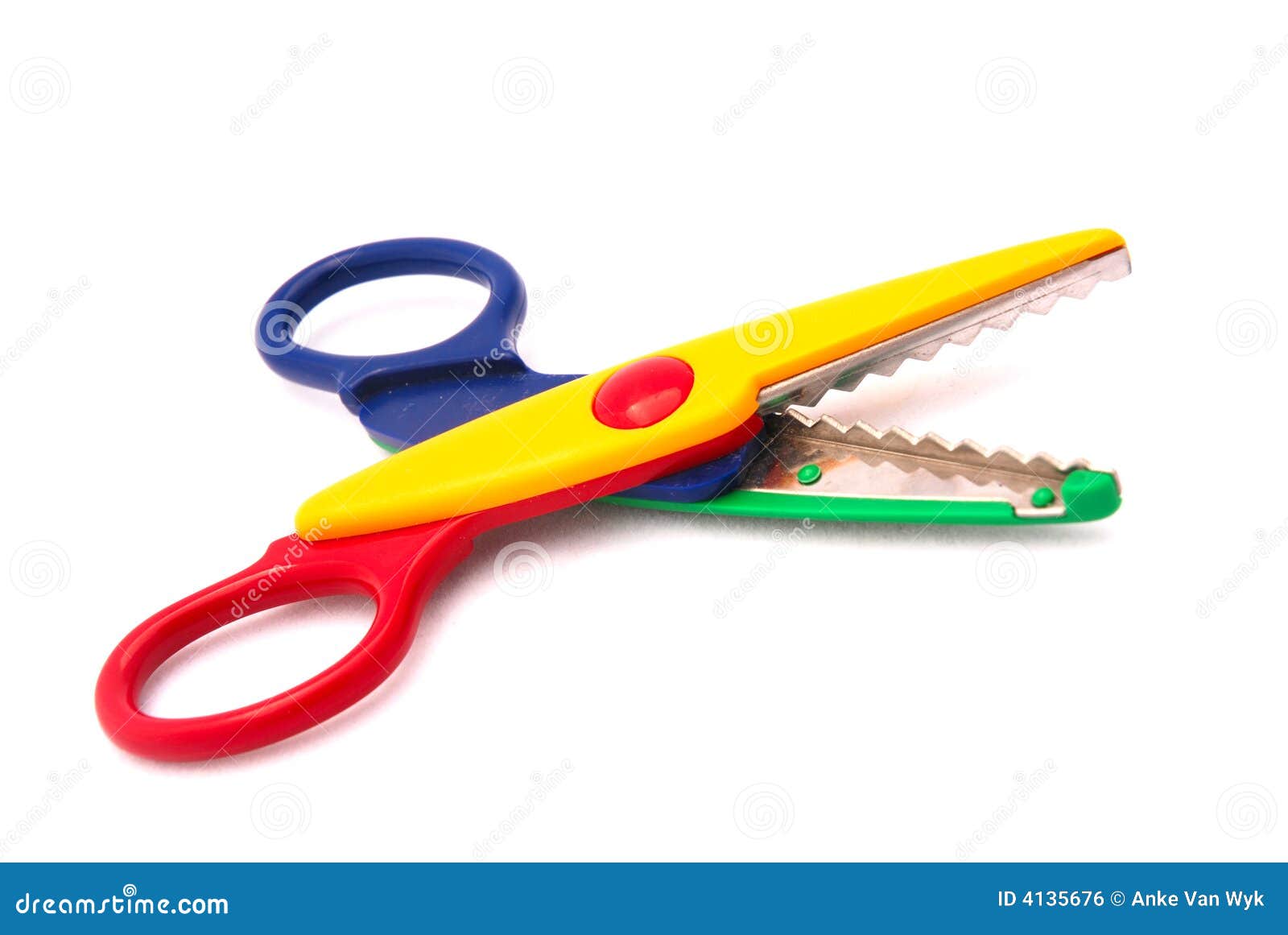 Kids scissors stock photo. Image of used, green, education - 4135676