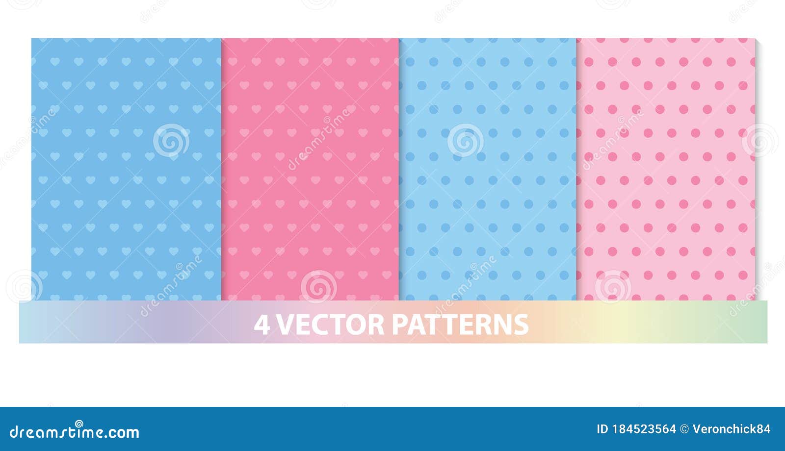 Kids Seamless Pattern Vector. Set of Child Texture Stock Vector ...