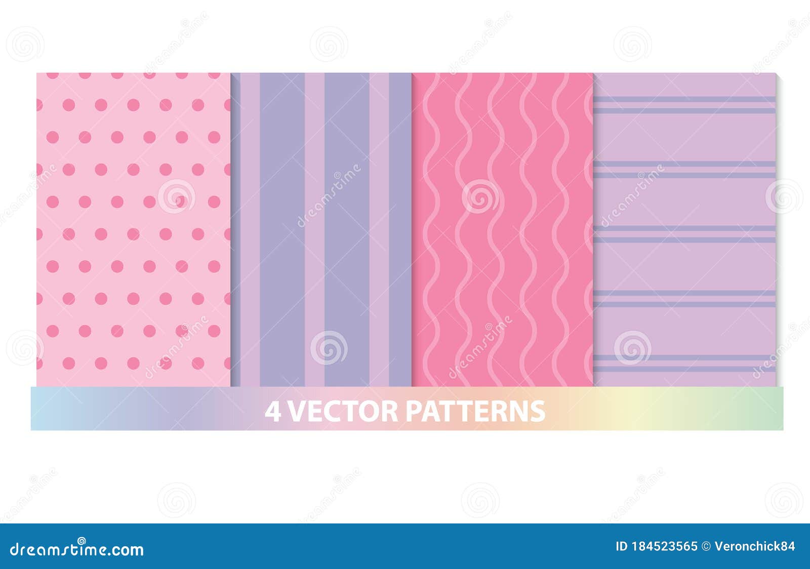 Kids Seamless Pattern Vector. Set of Child Texture Stock Vector ...