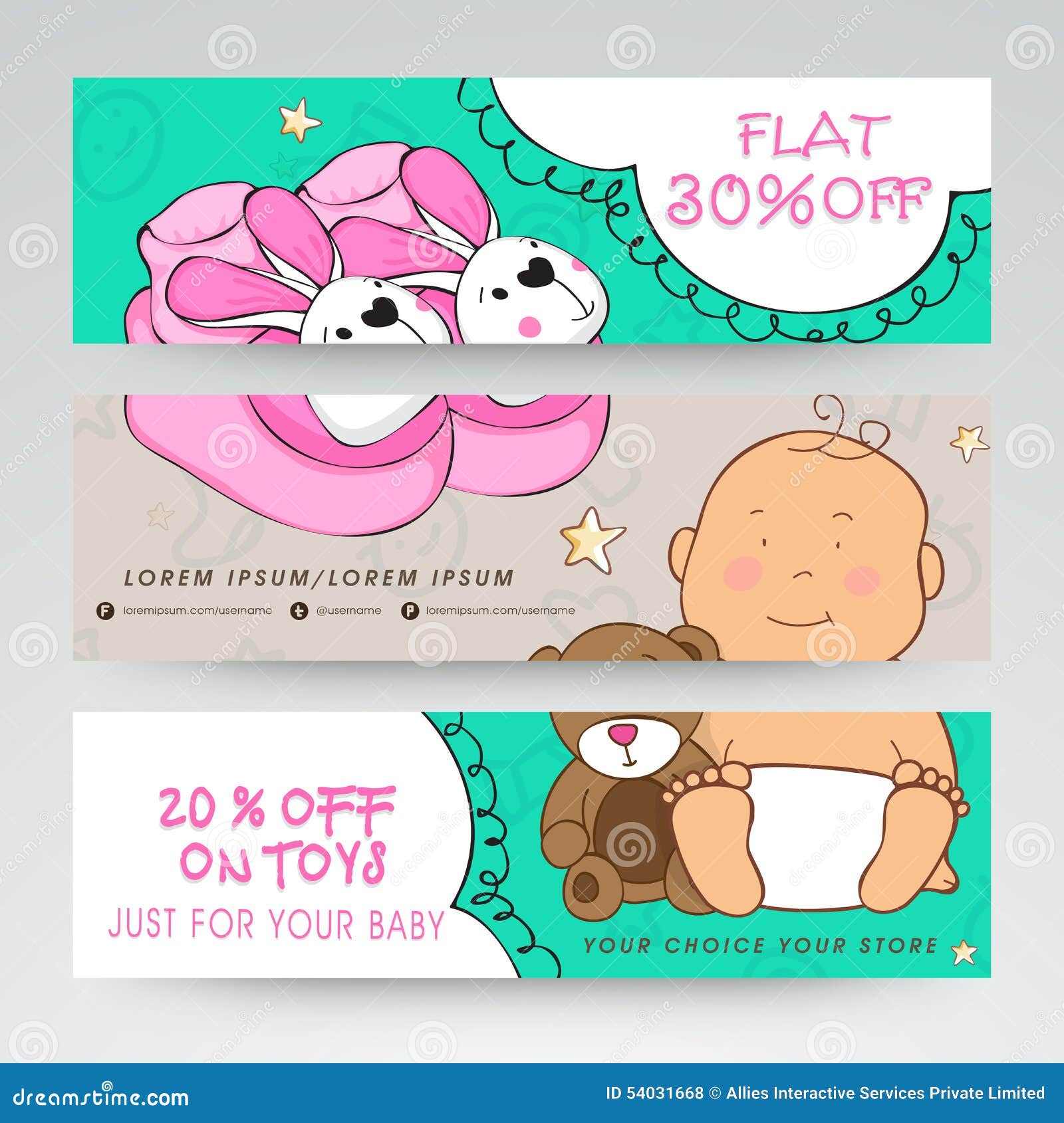 Kids Shop Sale Web Header or Banner. Stock Illustration - Illustration ... Kids Shop Sale Web Header or Banner. Stock Illustration - Illustration ...
