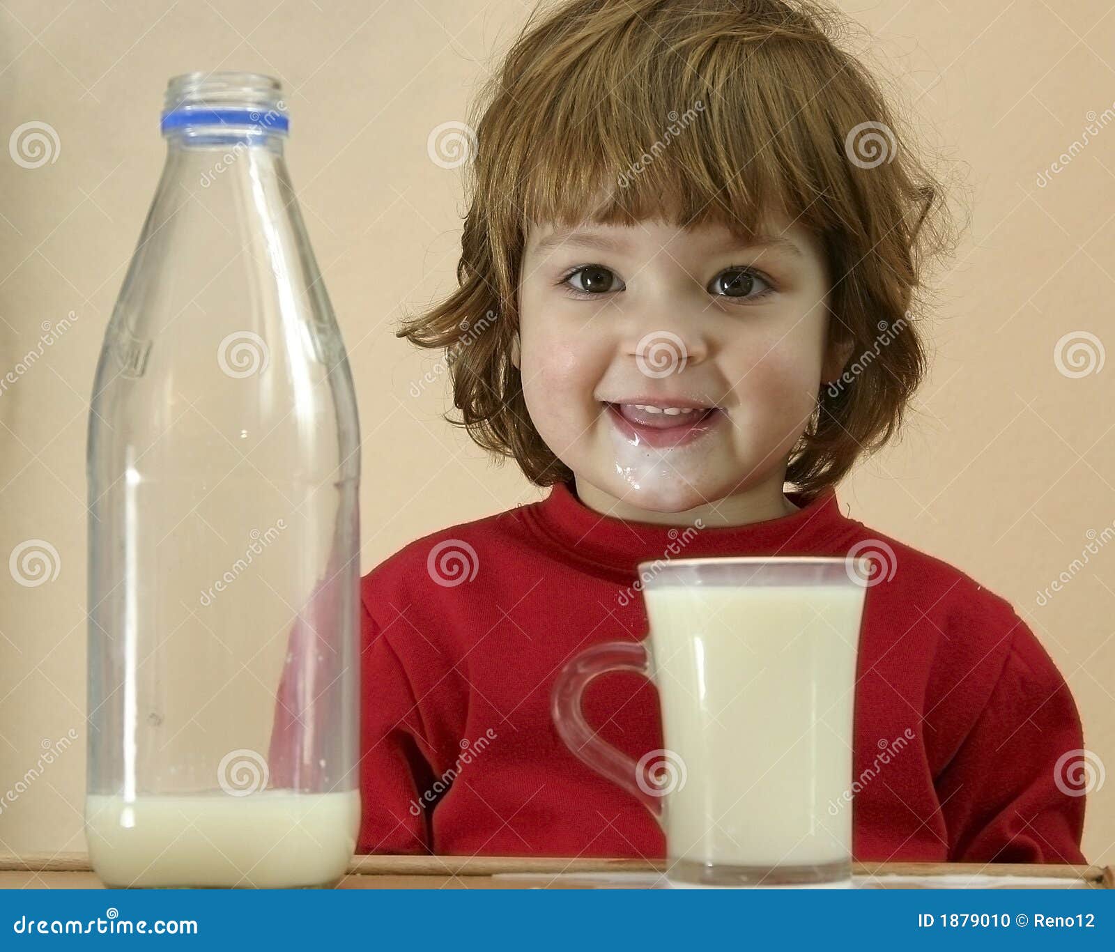 Kids should drink milk stock photo. Image of milk, little - 1879010