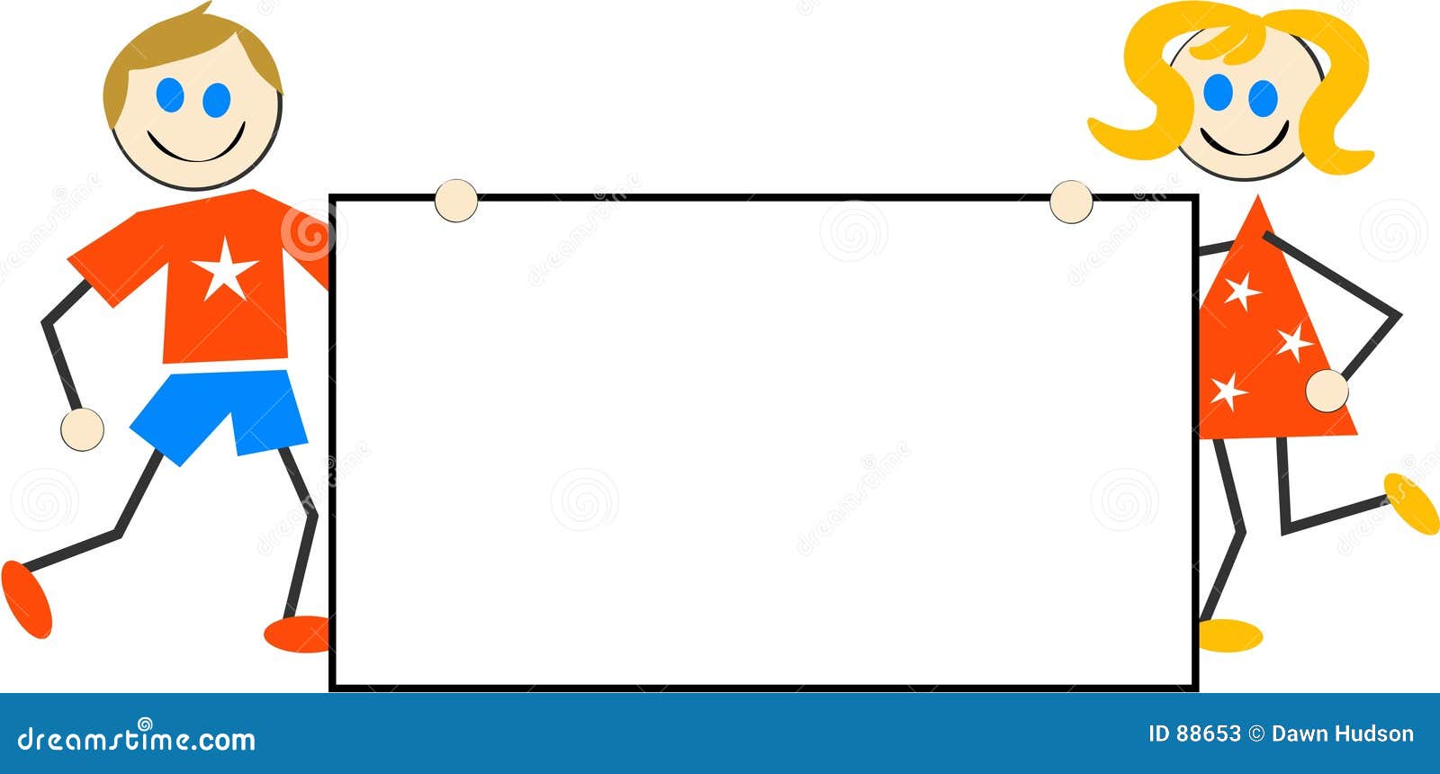 Kids Sign stock vector. Illustration of childhood, kindergarten - 88653