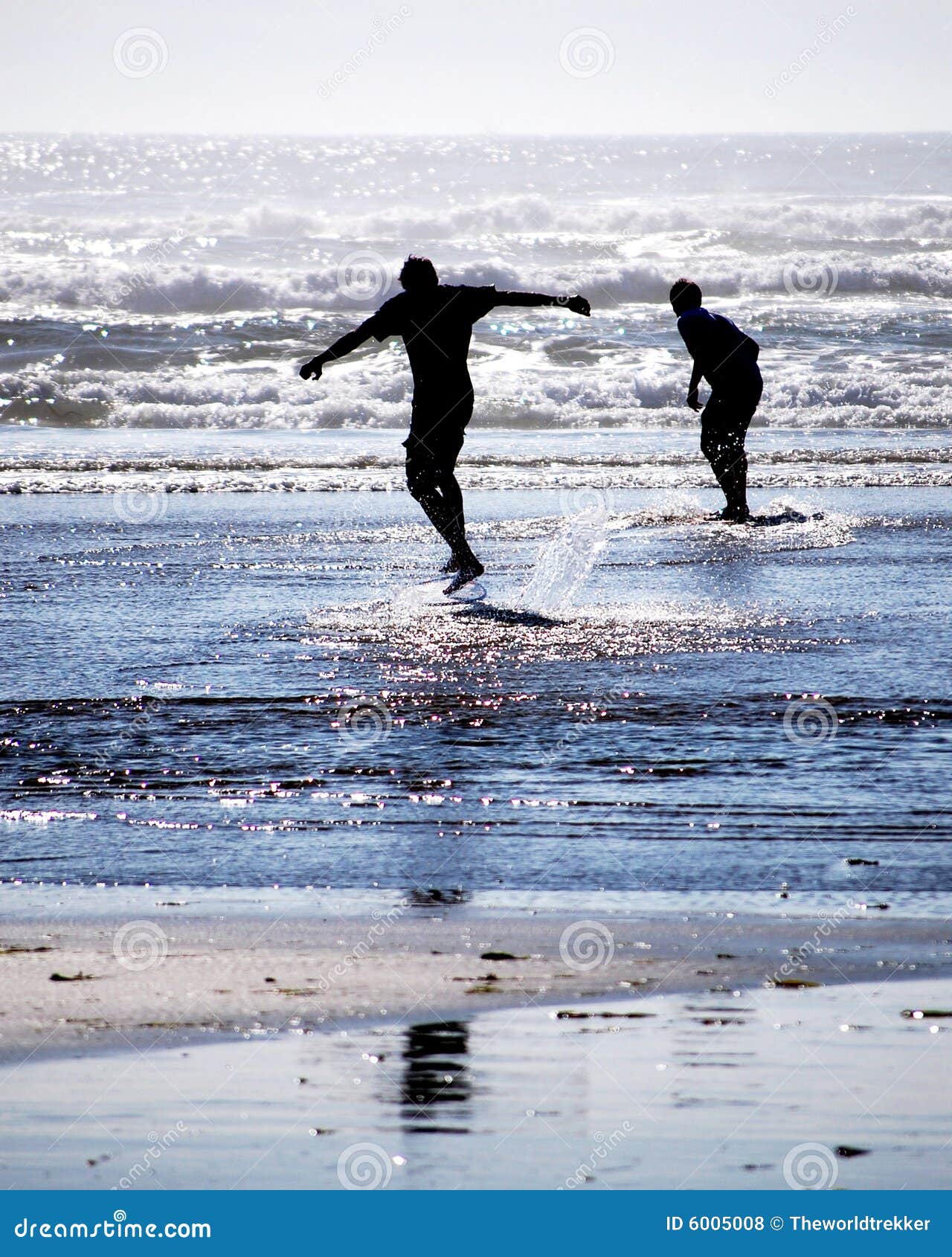 Kids Skim Boarding stock photo. Image of active, boogie - 6005008