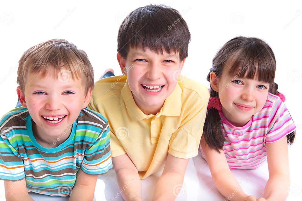 Kids smiling stock image. Image of pretty, together, sister - 8377973