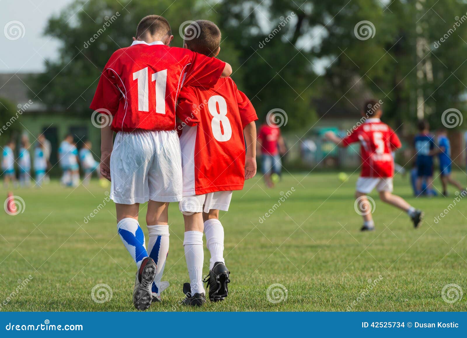 Kids soccer stock photo. Image of field, playing, people - 42525734