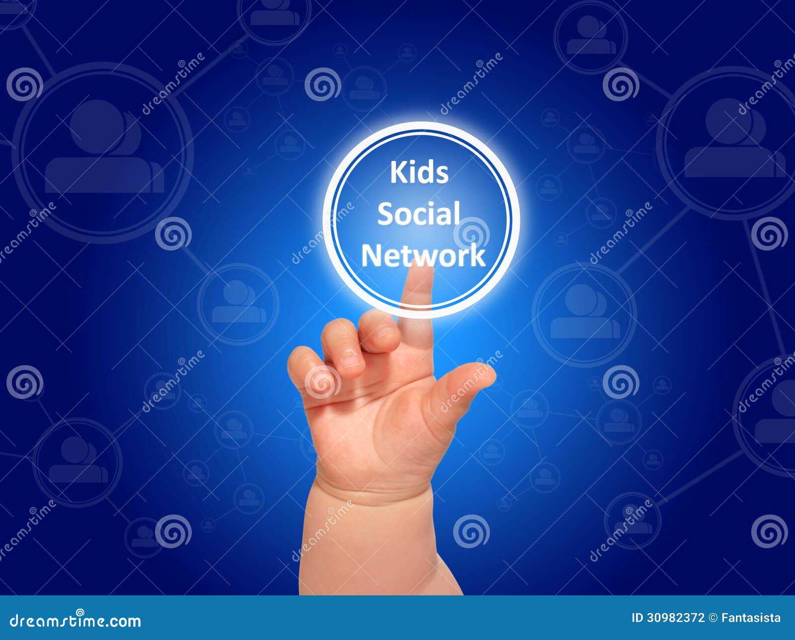 Kids On Social Networks Royalty-Free Stock Image | CartoonDealer.com ...