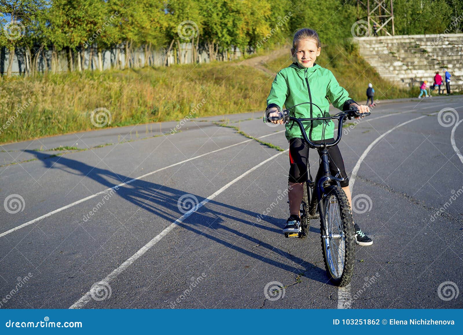 Kids on a stadium stock photo. Image of outdoor, athlete - 103251862