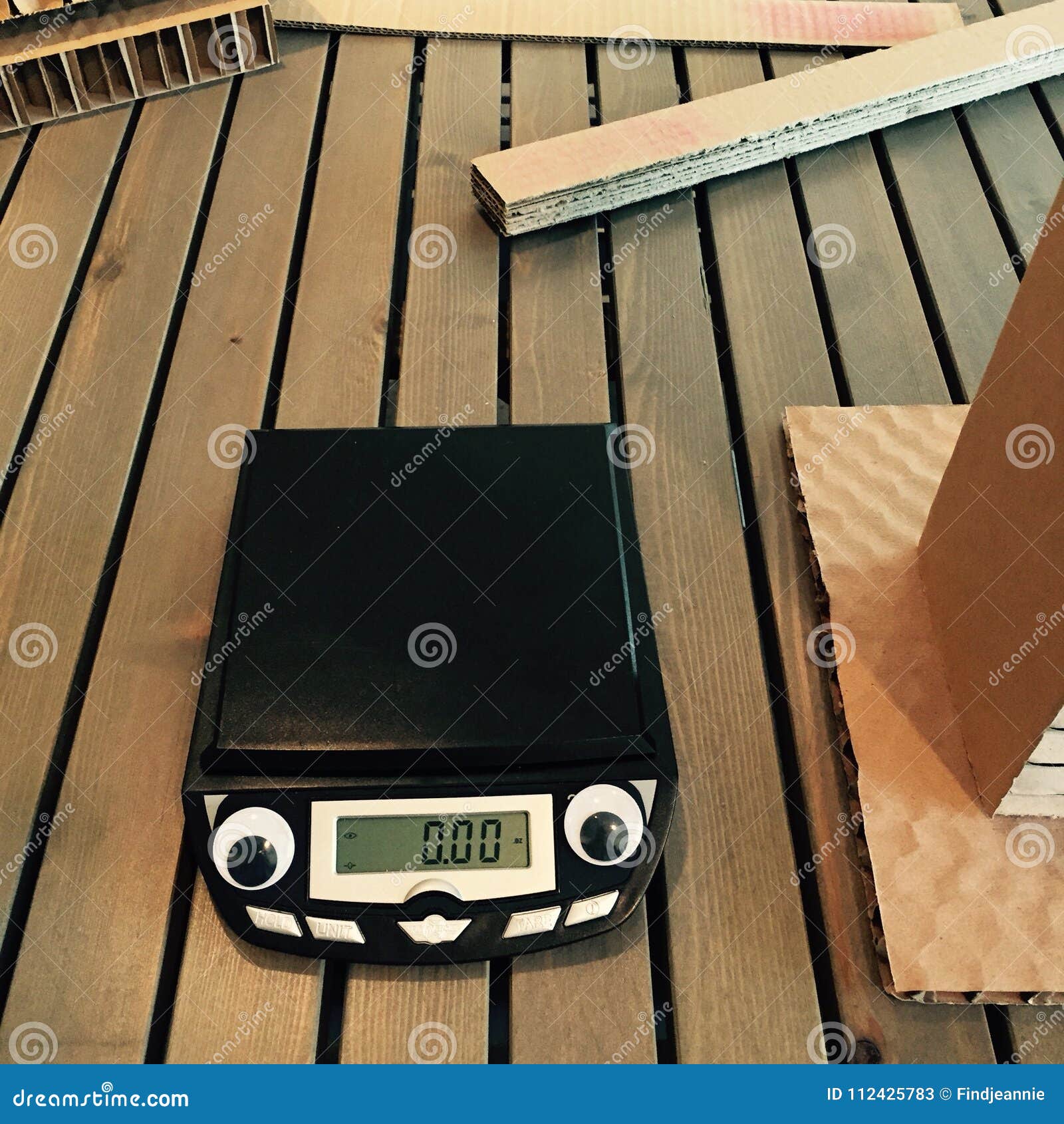 Kids STEM Scale with Google Eyes on Tinker Table Stock Image - Image of ...