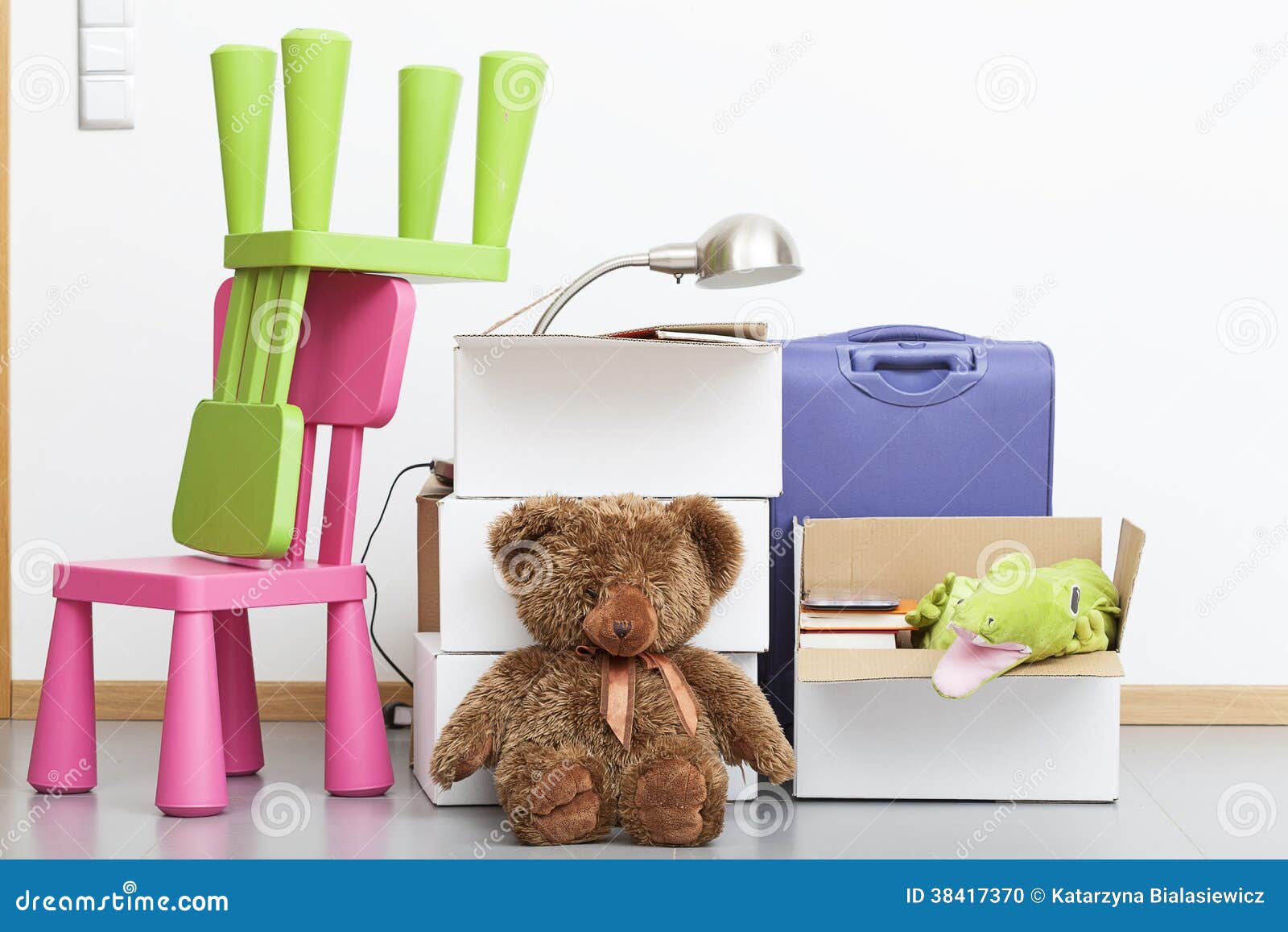 Kids stuff stock photo. Image of package, interior, boxes - 38417370