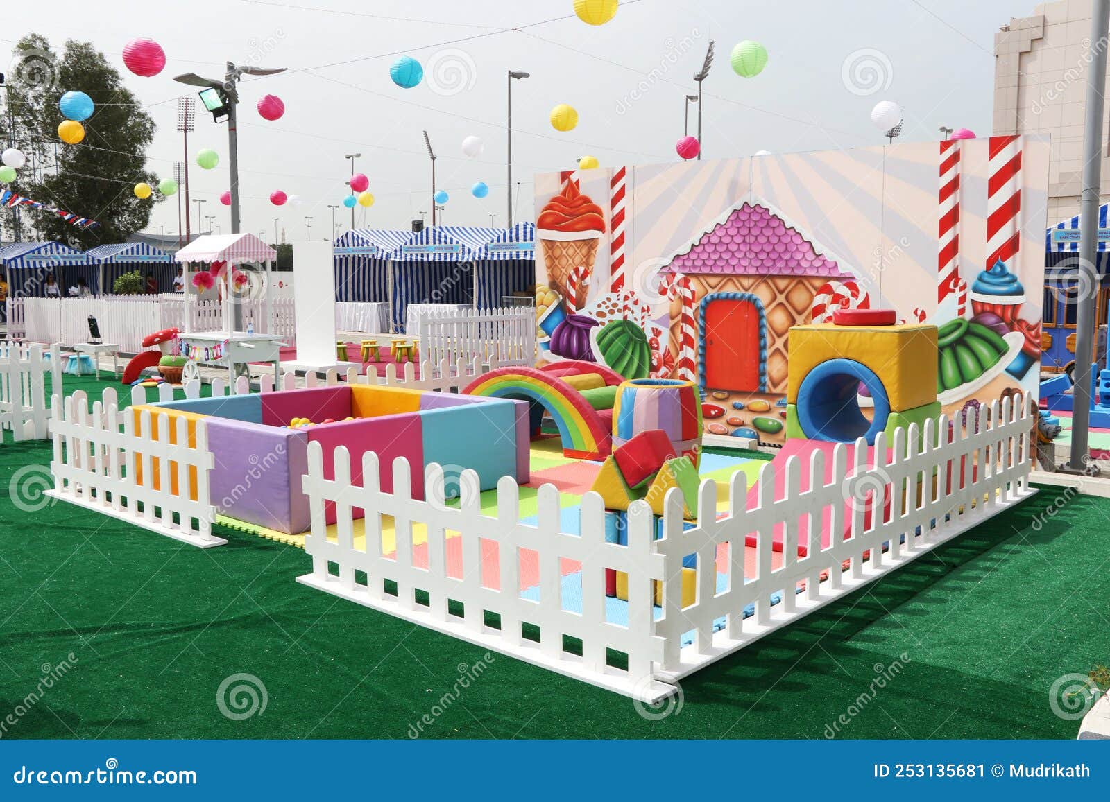 Summer Fun Carnival Rides Editorial Photo | CartoonDealer.com #45894743