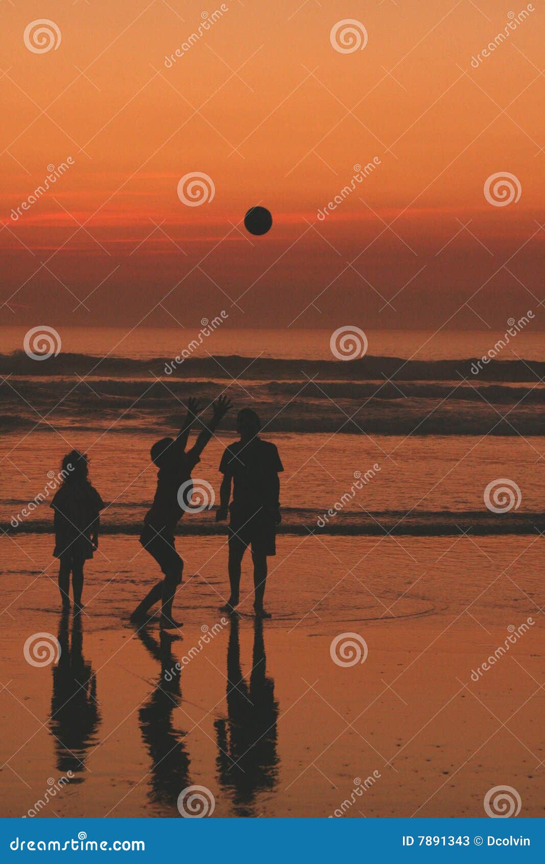 Kids at Sunset 1 stock image. Image of sunset, sunsets - 7891343