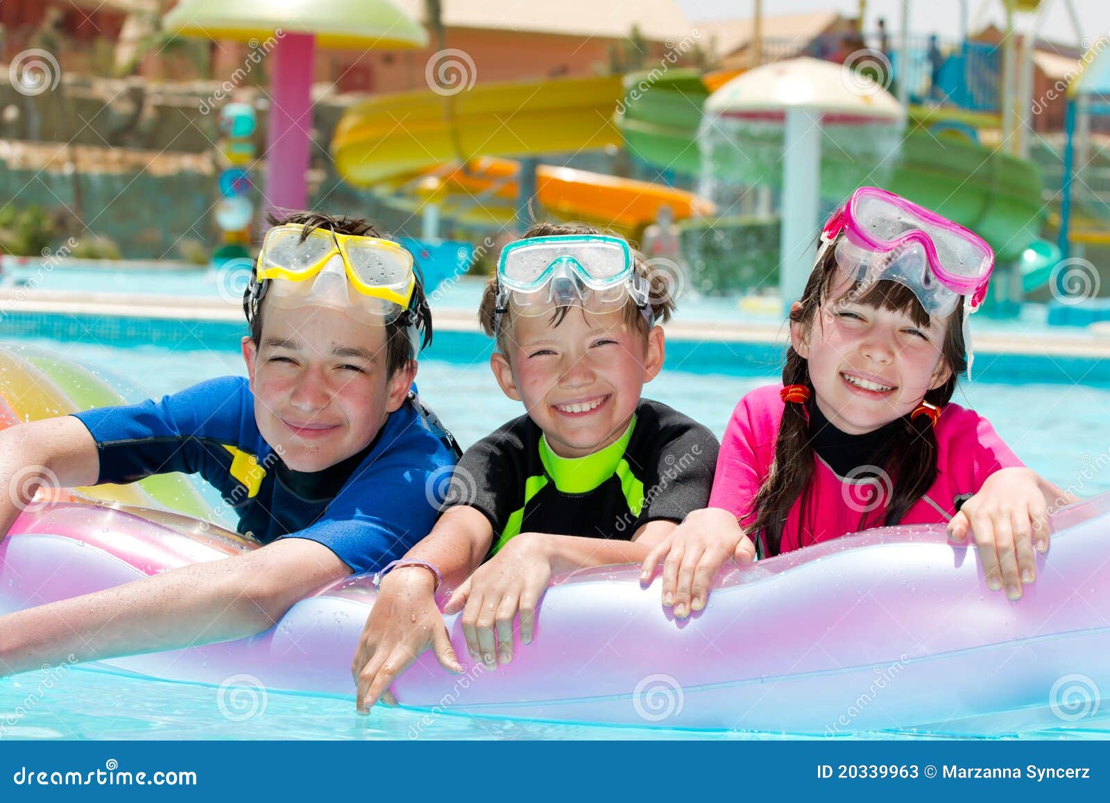 Kids in swimming pool stock image. Image of kids, males - 20339963