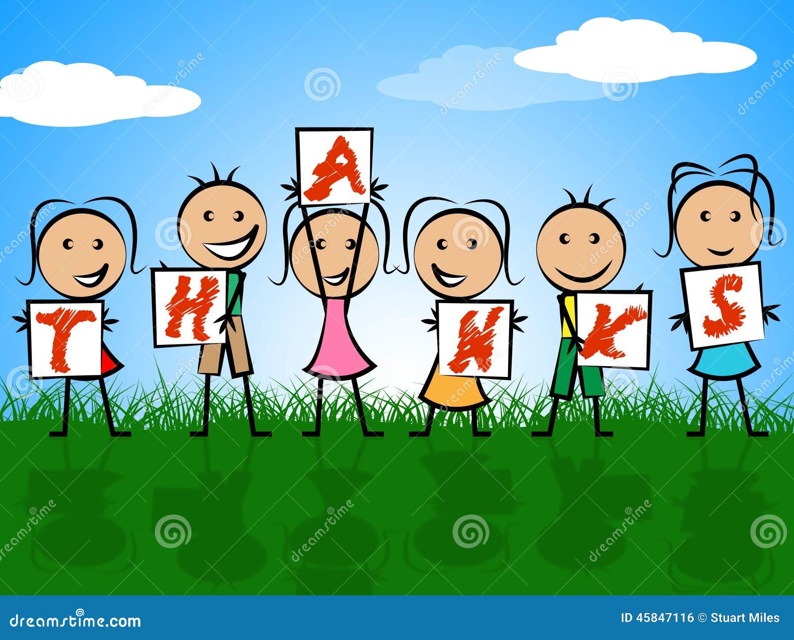 Thanks Kids Stock Illustrations – 854 Thanks Kids Stock Illustrations ...